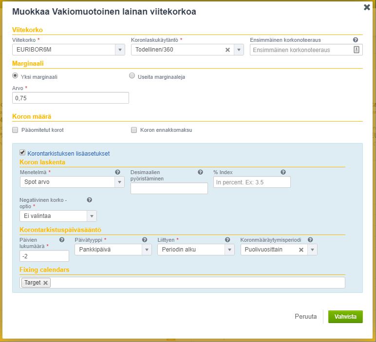 Korkoasetukset – Digitaaliset palvelut